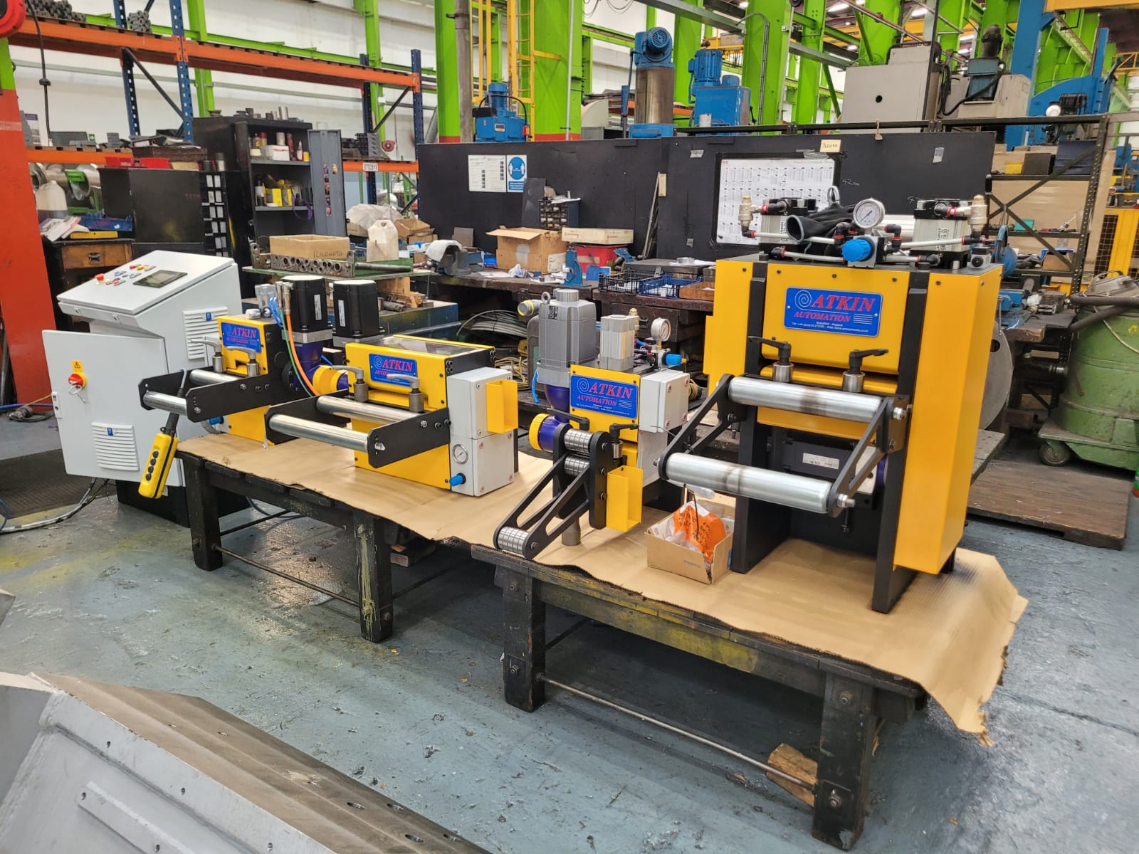 Demand for Servo Roll feeds strong at Atkin Automation - Sheet Metal ...