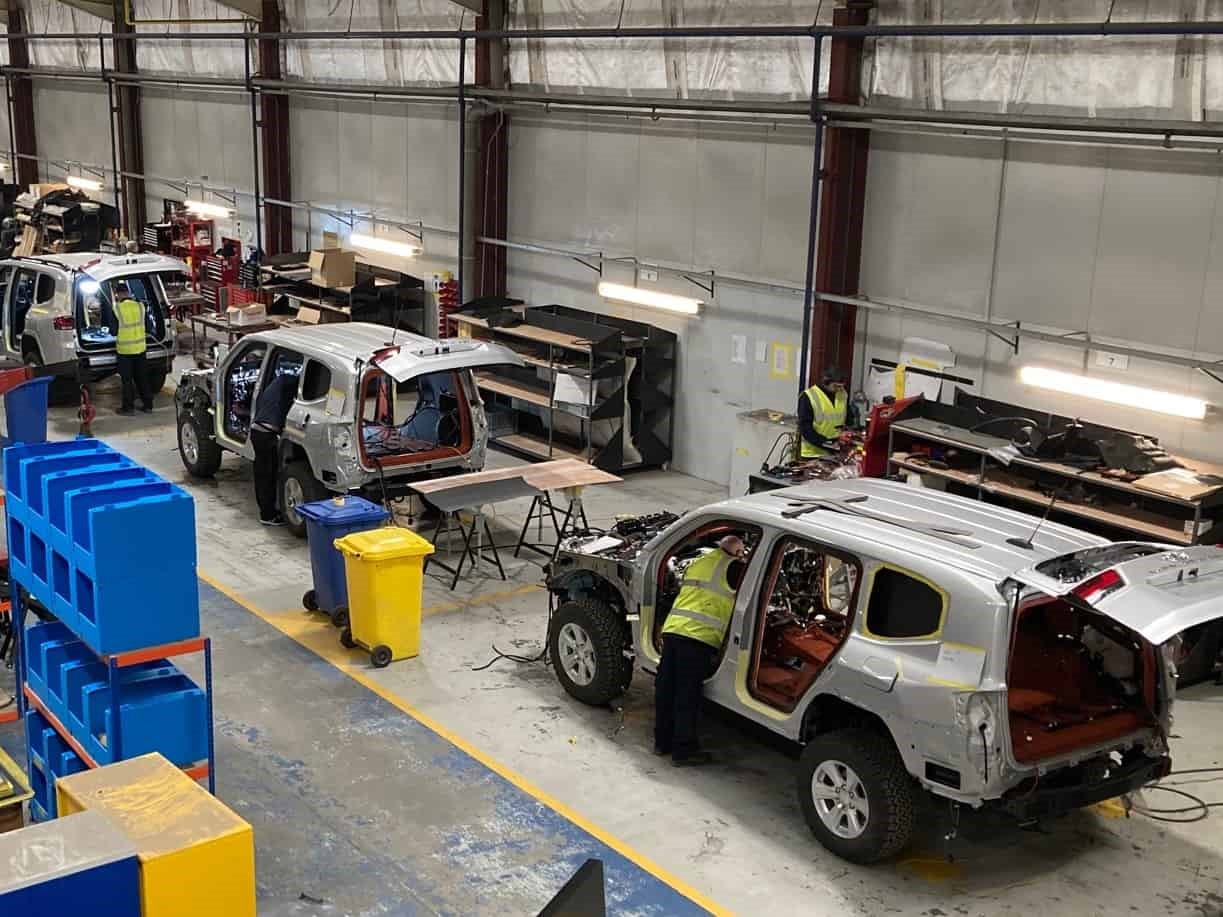 COMPLETION OF 50TH CONVERSION OF ARMOURED LANDCRUISER 300 - Sheet Metal ...