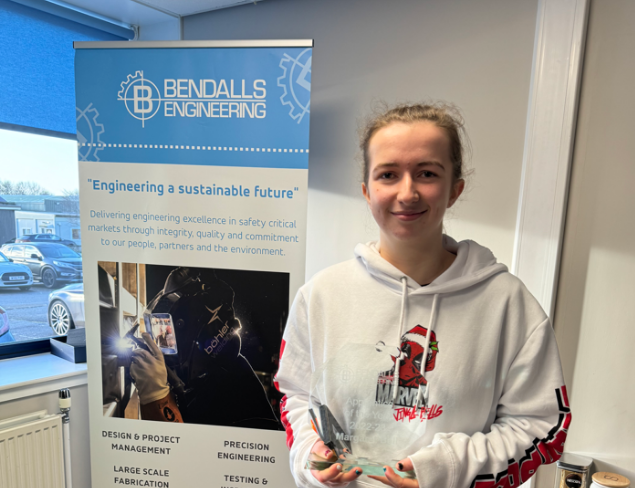 BENDALLS APPRENTICE OF THE YEAR 2022-23 - Sheet Metal Industries