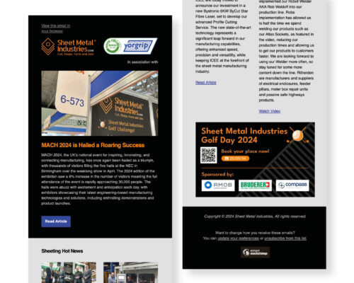 Newsletters - Sheet Metal Industries