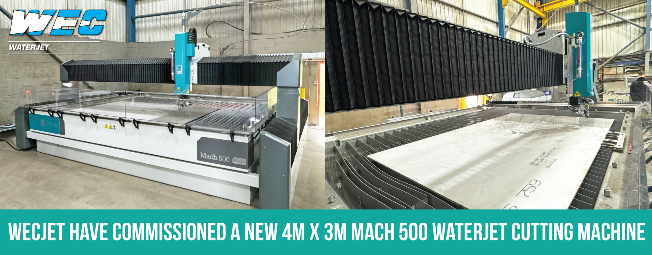 WECJET INVEST IN A NEW MACH 500 WATERJET CUTTING MACHINE! - Sheet Metal ...