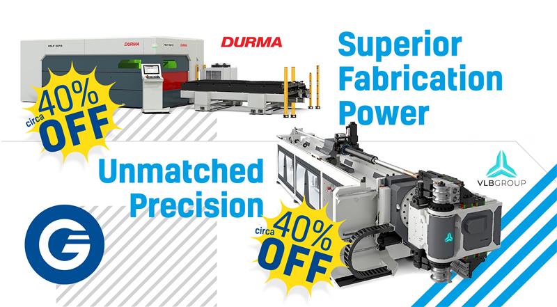 UP TO 40% OFF BRAND-NEW, STATE-OF-THE-ART MACHINES FOR YOUR WORKSHOP ...